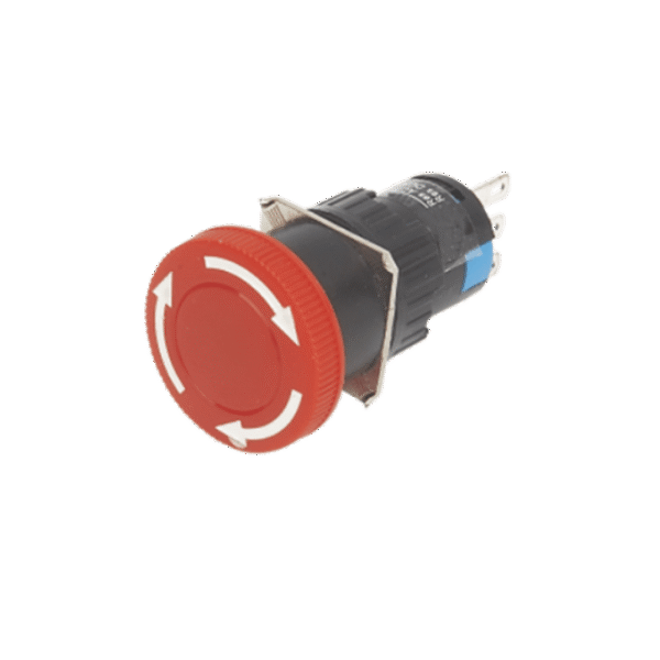 BOTONERA DE EMERGENCIA METALICA 40mm C/RET 1NO 1NC CNC - PUNTO TÉCNICO